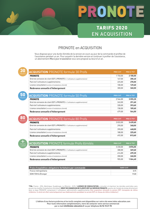 Documentations PRONOTE